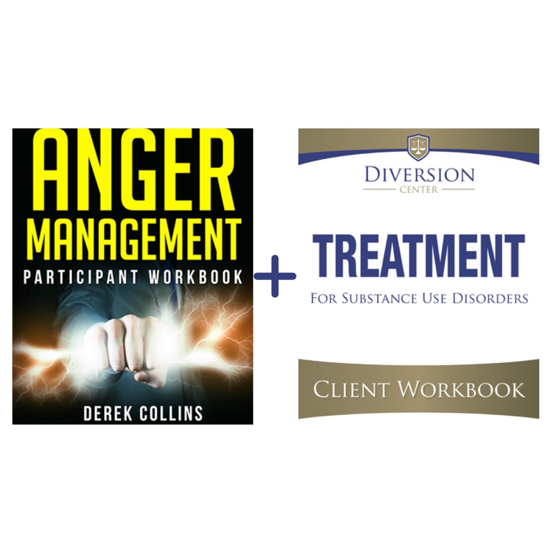 Anger Management + Substance Use Workbook Bundle – Private Label Books